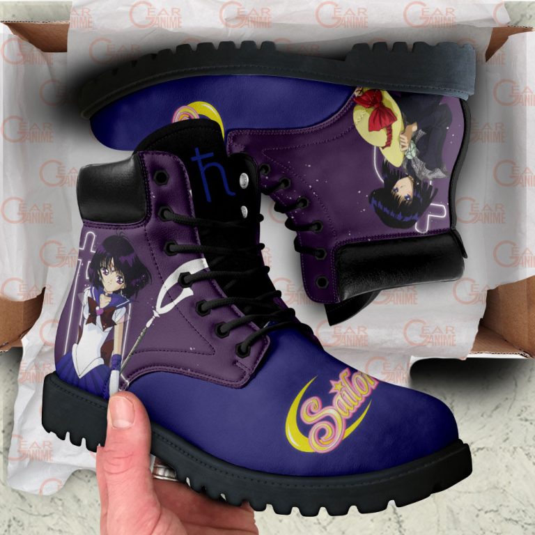 Sailor Saturn Sailor Moon Boots - Sailor Moon Merch