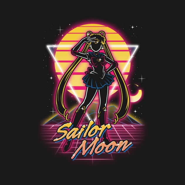 Retro Guardian Sailor Moon Hoodie - Sailor Moon Merch